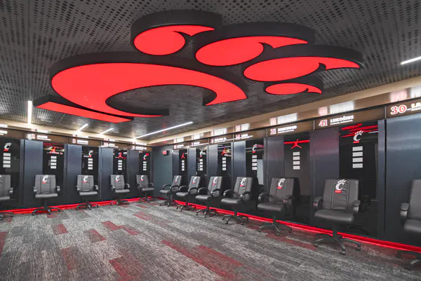Men's and Women's Basketball Locker Rooms | MSA Design